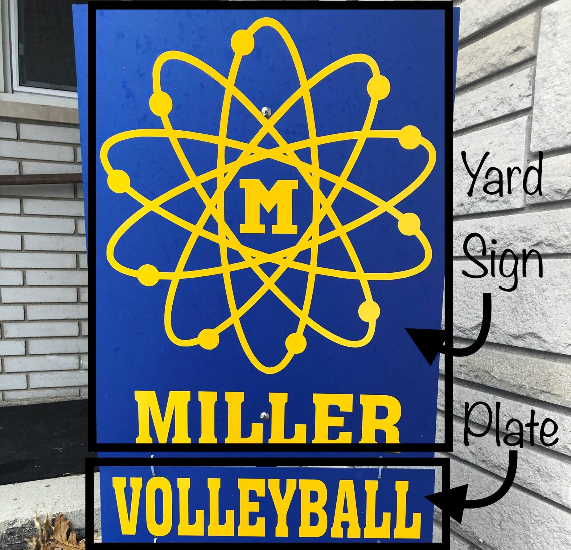 Yard Sign and Plate | MHS Athletic Booster Club Shop
